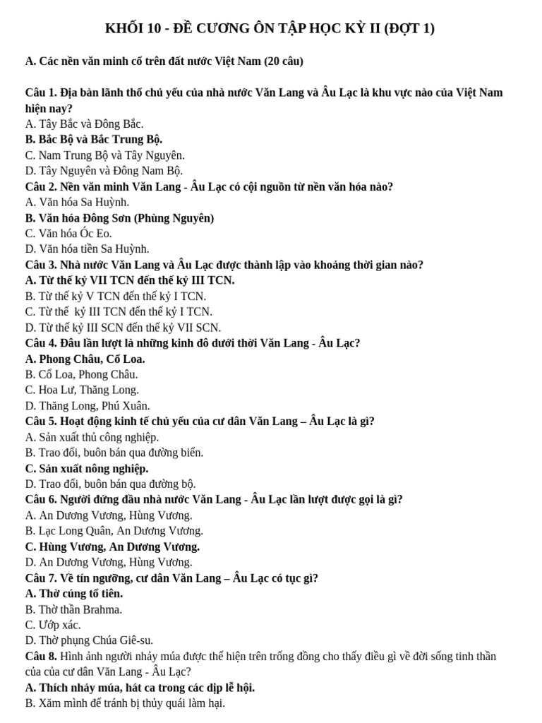 10 Ptnk de Cuong Ls 10 Hkii 2425 Hs | PDF