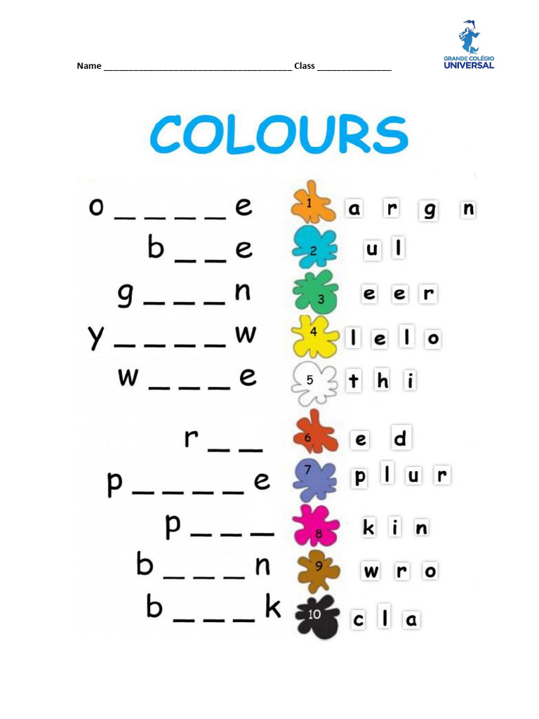 Colours PDF | PDF