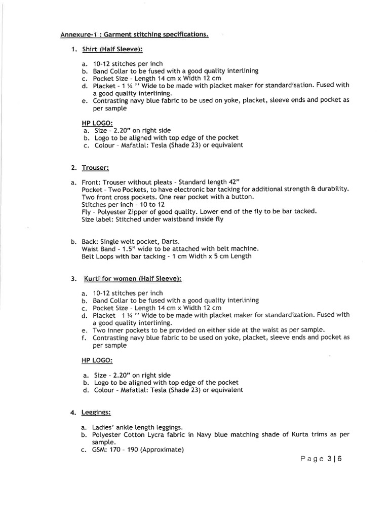 CSA Uniform Circular | PDF
