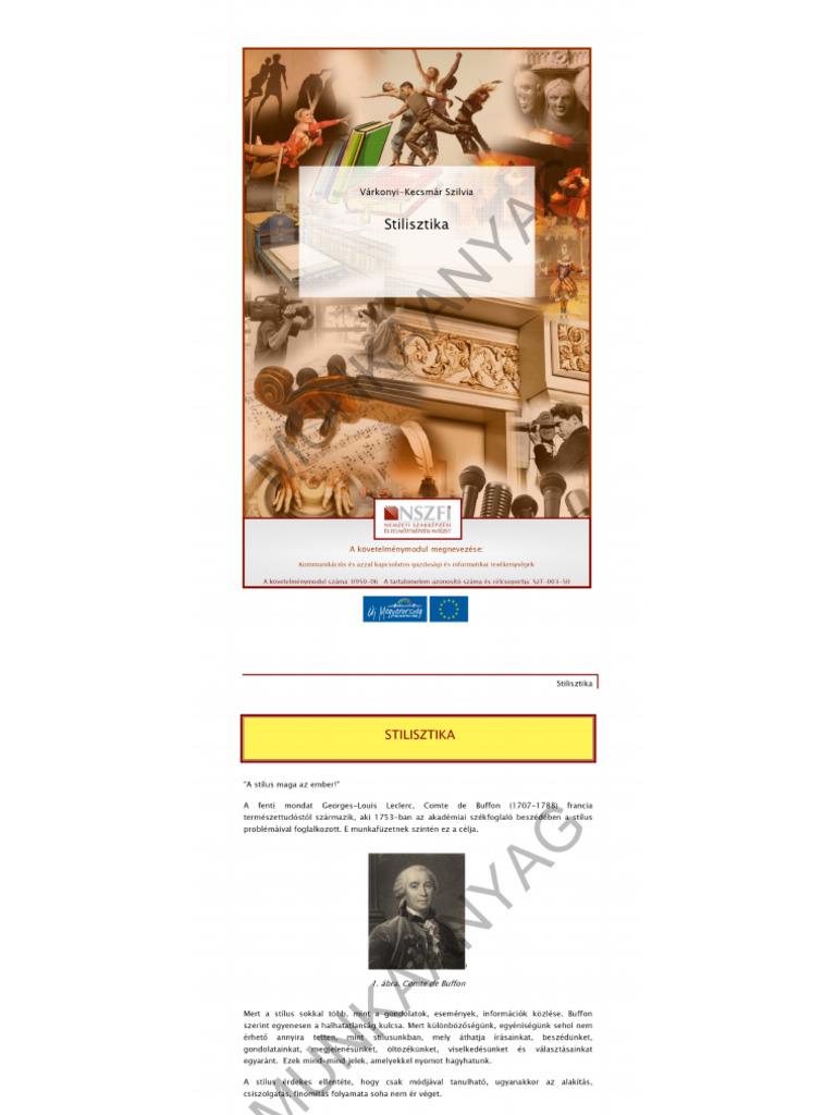 Stilisztika Teljes Anyag Feladatok Megoldások | PDF