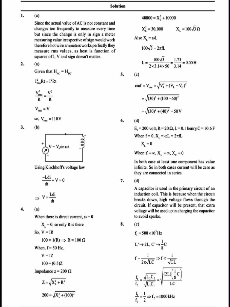 Alternate Current Key | PDF