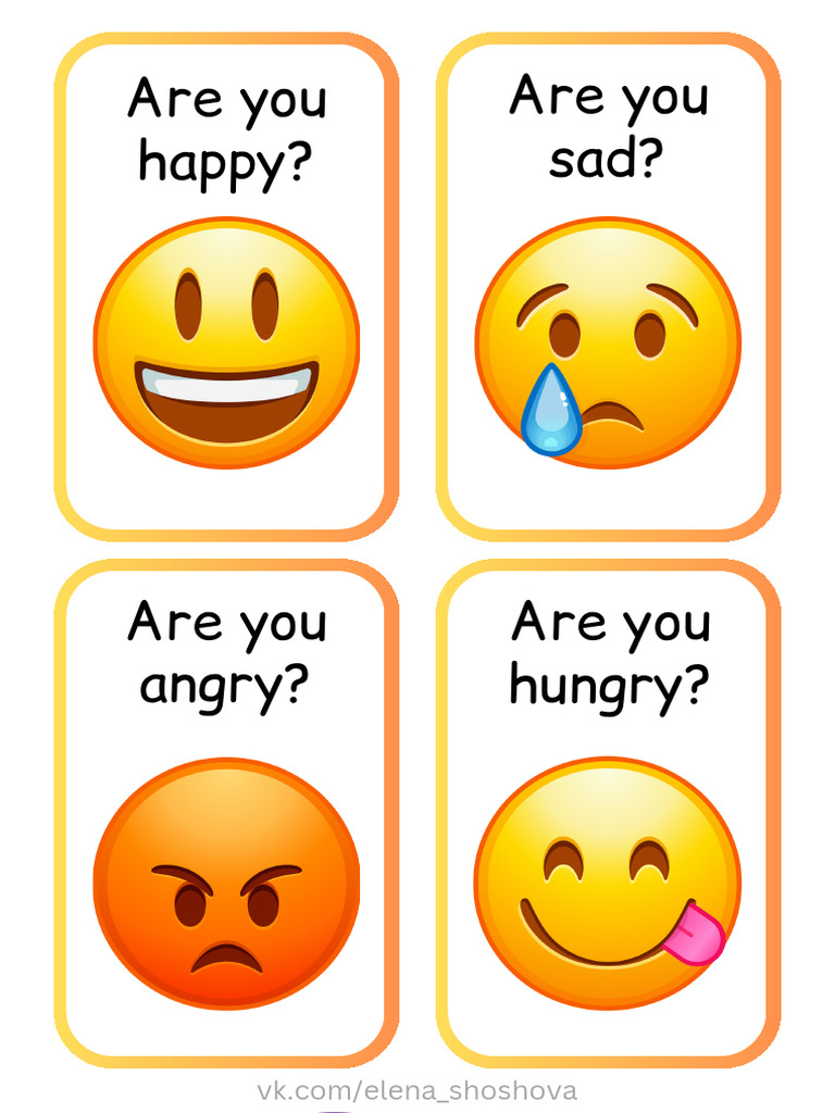 Are You + Emotions | PDF