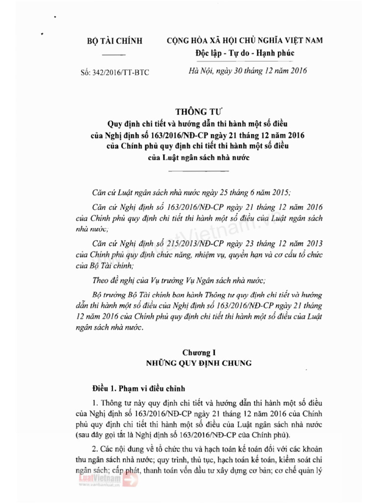 (bản cắt) Thông tư-342-2016-TT-BTC | PDF