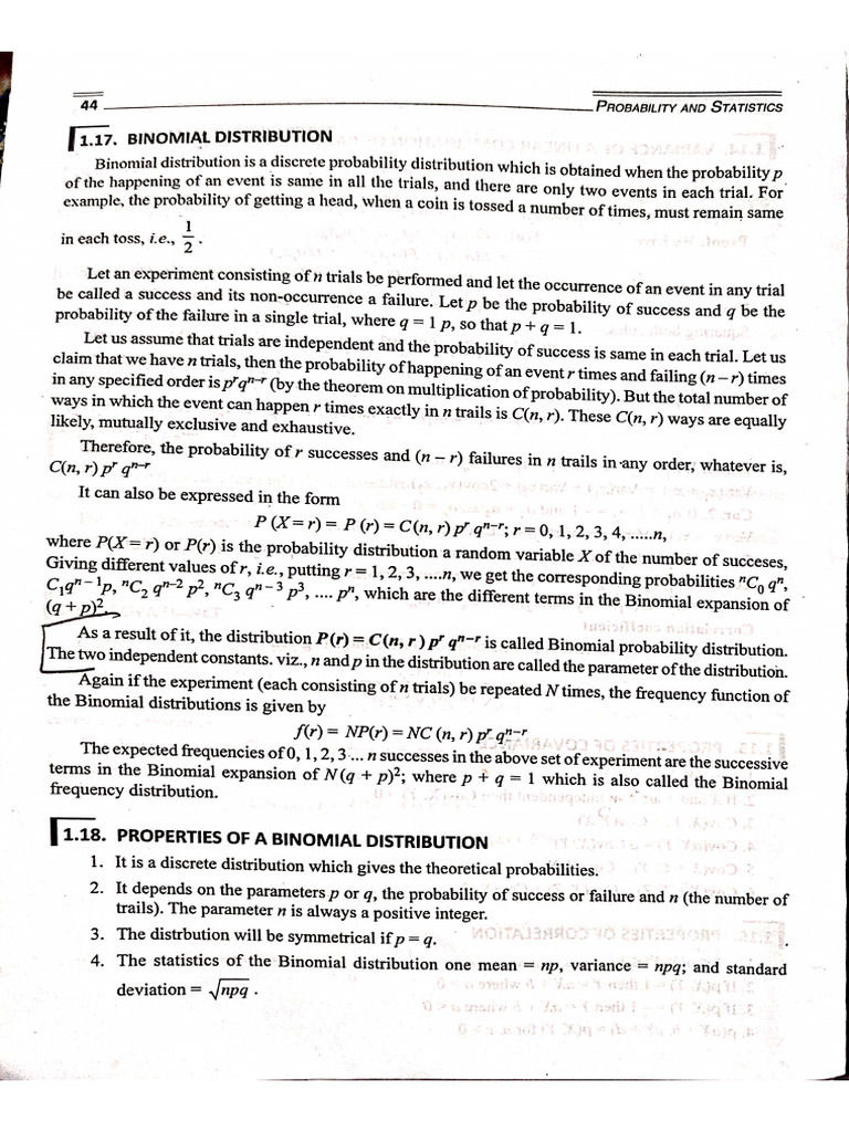Binomial Distribution | PDF