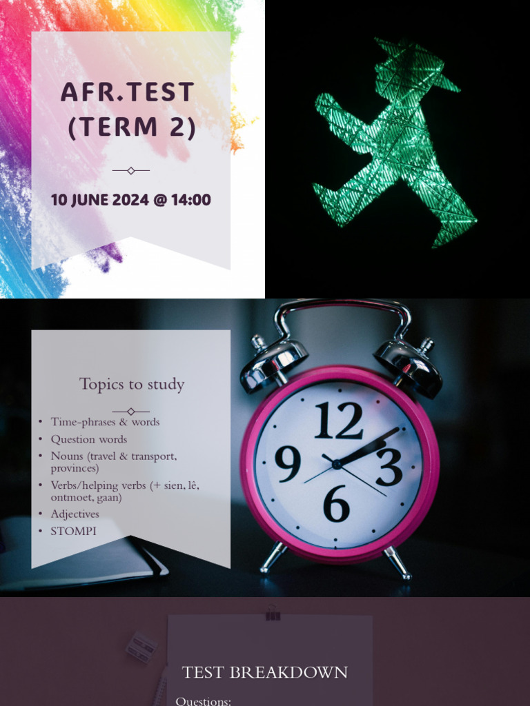 Toets Hersiening SAL3 Toets 2 OCR | PDF