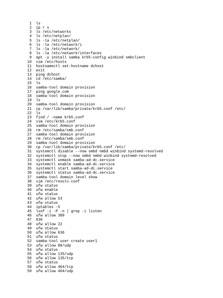 Samba Setup | PDF | Internet Protocols | Internet Standards