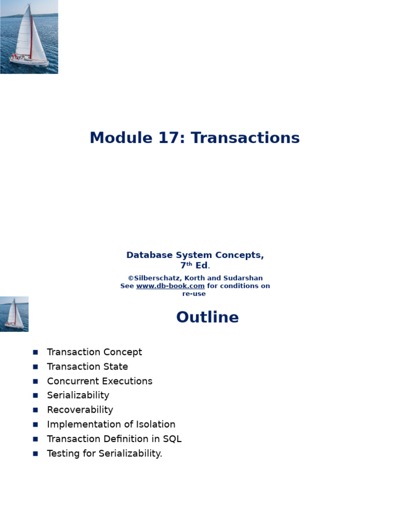 Transactions_Lecture | PDF | Database Transaction | Data Management