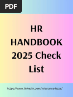 HR Handbook 2026 | PDF | Employee Retention | Regulatory Compliance