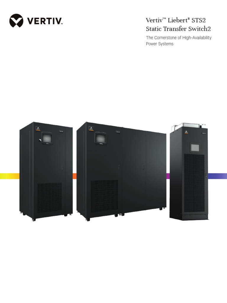 Vertiv Liebert Sts2 Static Transfer Switch Brochure SL 20600 | PDF ...