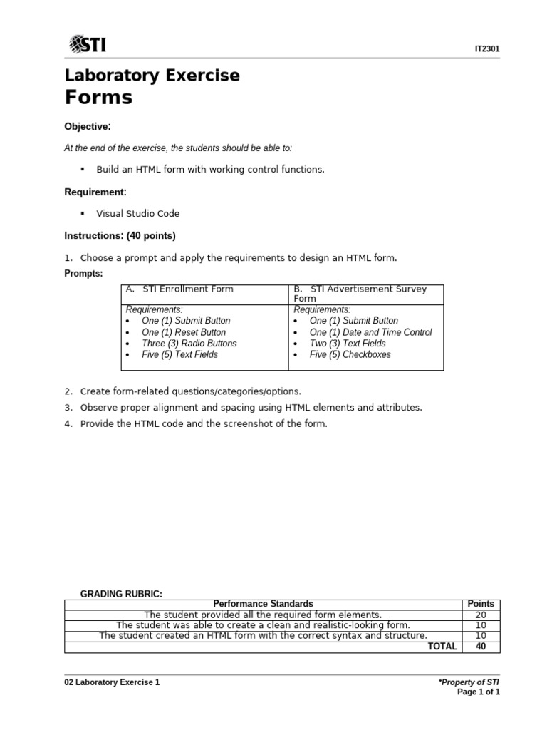 02_Laboratory_Exercise_1(5) | PDF