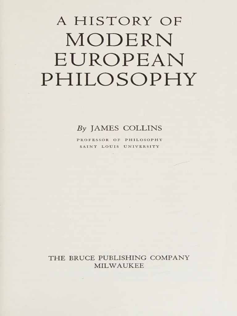 A History of Modern European Philosophy | PDF | Reason | Empiricism