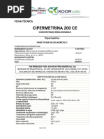 Proclaim Opti Ficha Tecnica 24mayo2022 | PDF | Agua | Insecticida