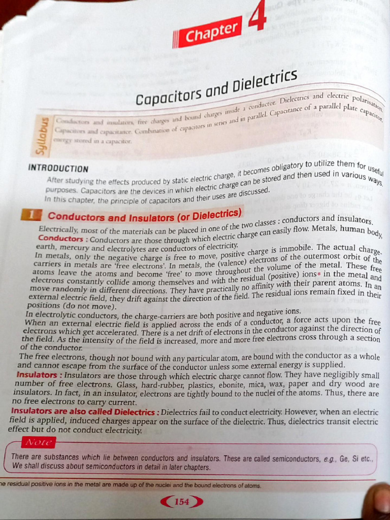 Capacotors and Dielectrics | PDF