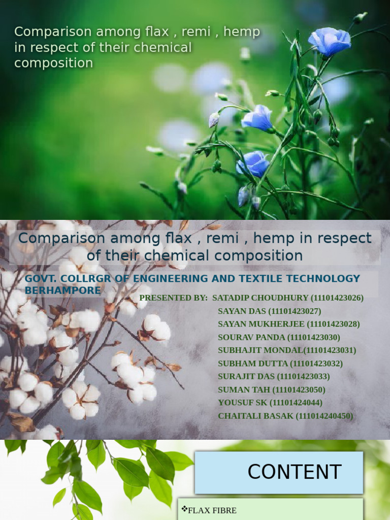 Chemical Processing CA1 | PDF | Textiles | Fibers