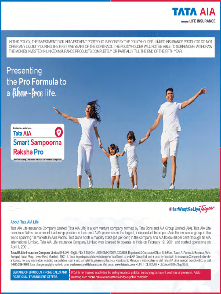 Smart Sampoorna Raksha Pro V2 Brochure | PDF