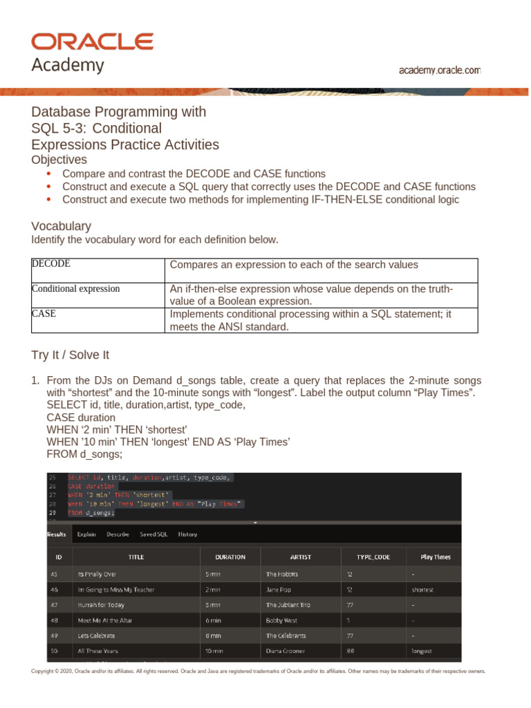 DP - 5 - 3 - Practice - LOC NGUYEN - 6252-14791-ITSE-1345 | PDF | Sql | Databases