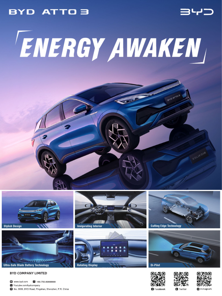 Byd+Atto3 My24 Uae Leaflet Editable Og | PDF | Vehicle Technology ...