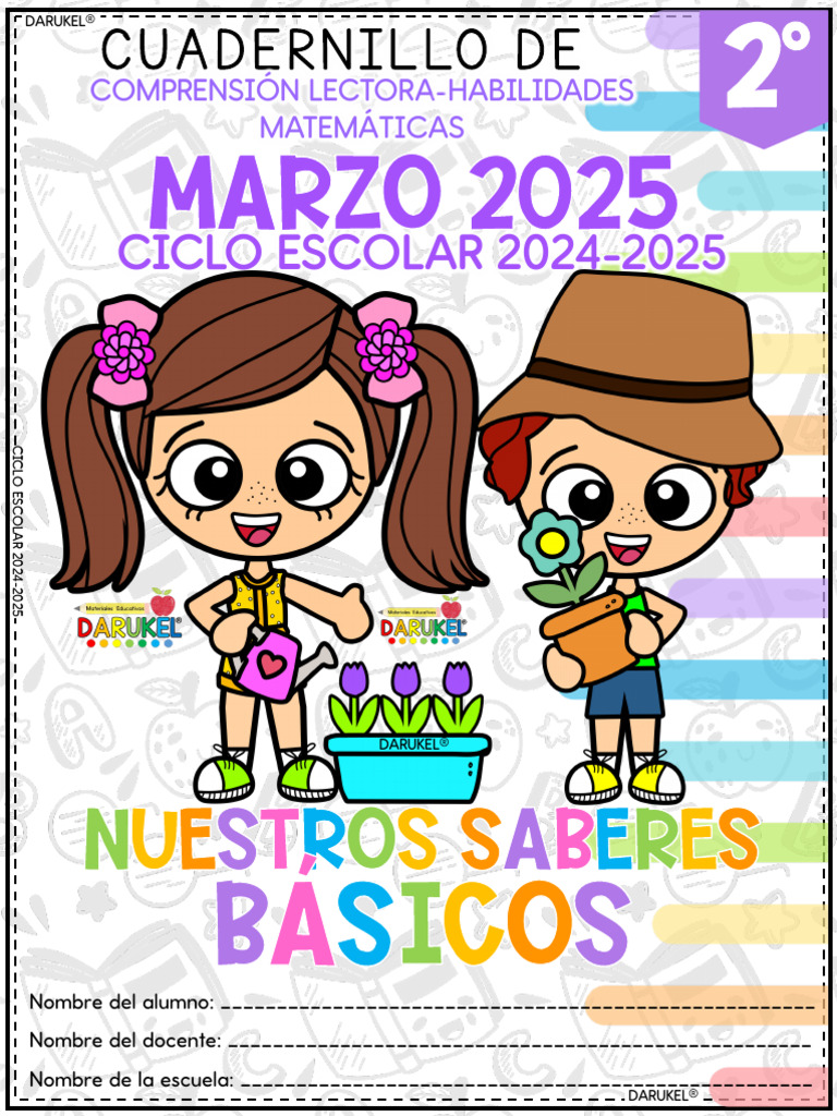 2° Mar1 Nuestros Saberes Darukel 24-25 | PDF