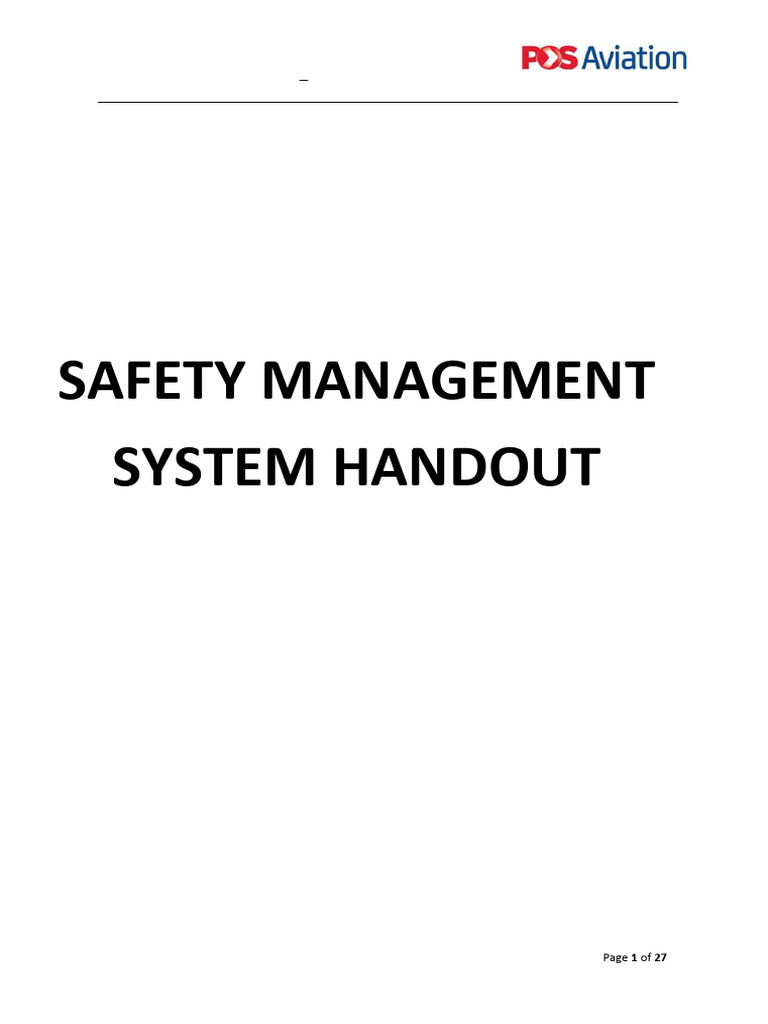 SMS - Safety Management System | PDF | Risk | Safety
