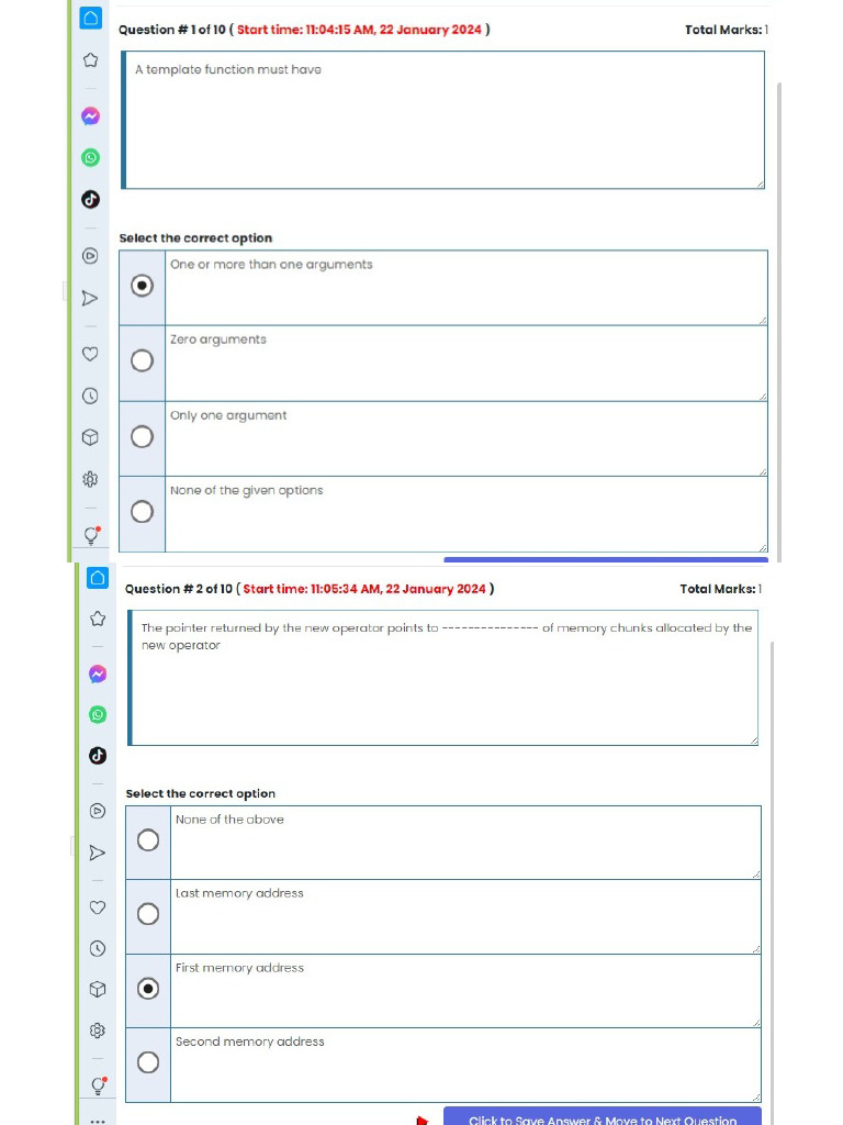 Cs201 Quiz 4 2024 by Queen Sahi | PDF