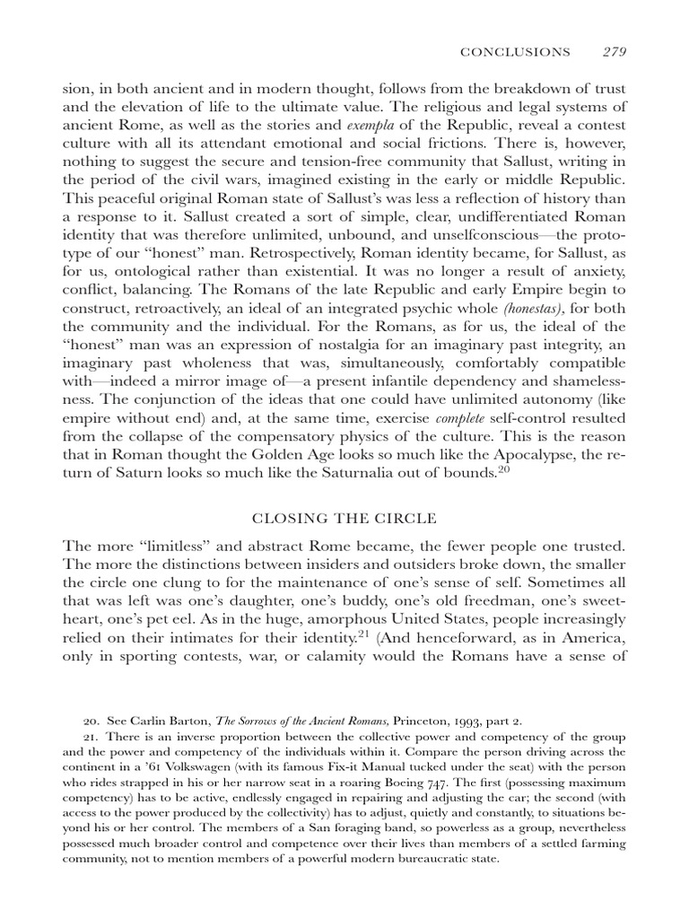 Exempla: Conclusions | PDF | Roman Empire