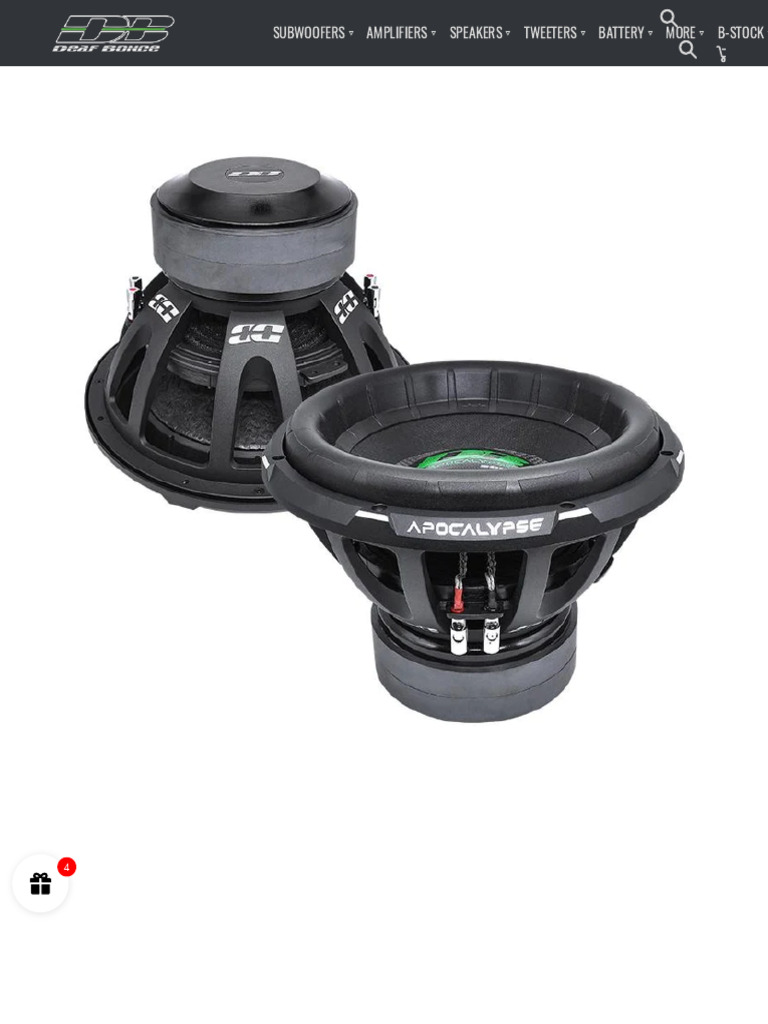 Apocalypse DВ-3015R D1 - D2 - 15 - Subwoofer - Deaf Bonce | PDF