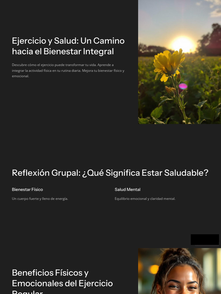 Ejercicio y Bienestar Integral: Guía Práctica | PDF | Sicología