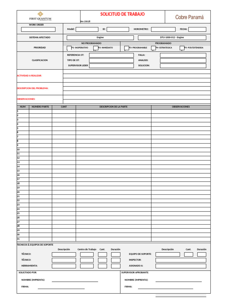 Formato Backlog Nuevo-1 | PDF