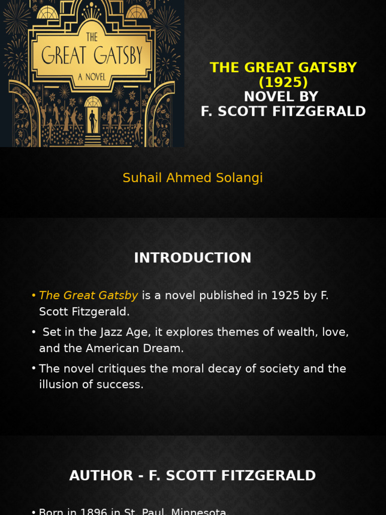 The Great Gatsby: Themes and Analysis | PDF | The Great Gatsby | Novels