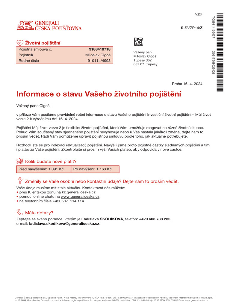 Výroční Dopis | PDF