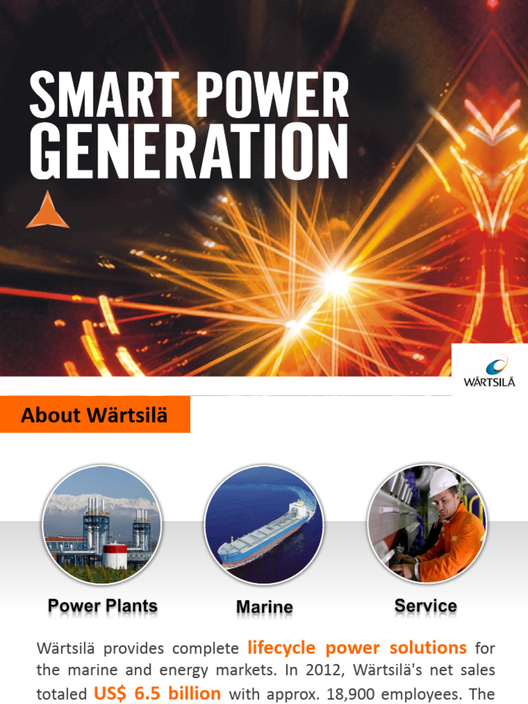 Dan Shelledy, Wartsila - 5-16-13 | PDF | Energy Technology | Energy ...
