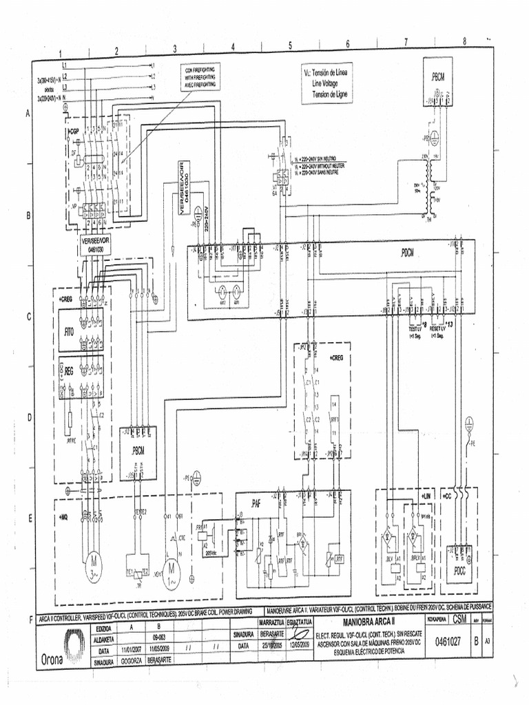 Esquema Eletrico Orona | PDF