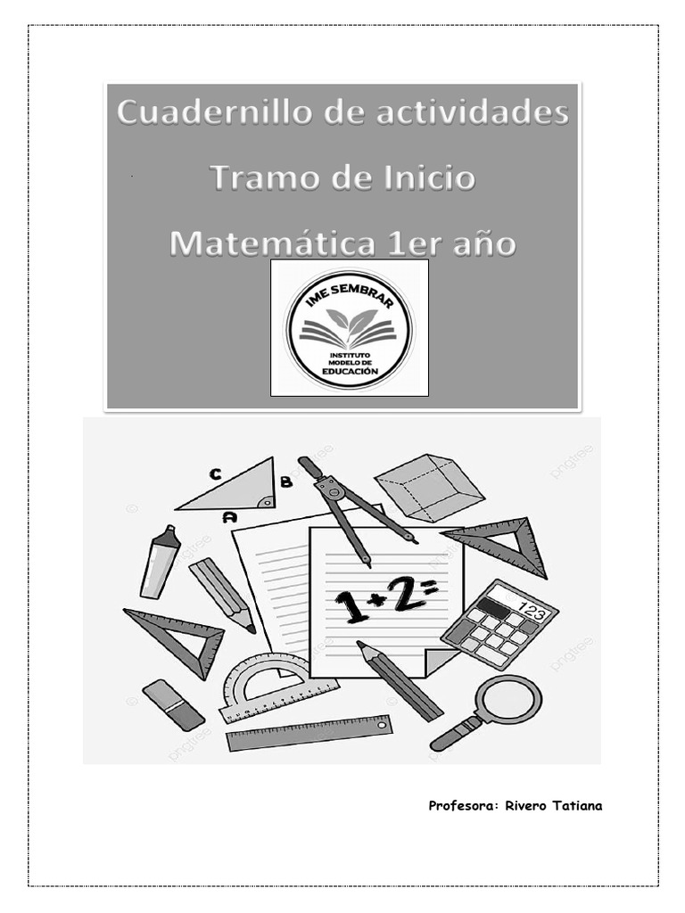 Cuadernillo 1ero B&N | PDF