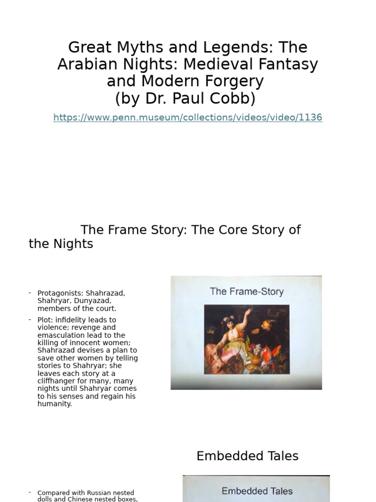 Great Myths and Legends | PDF | One Thousand And One Nights