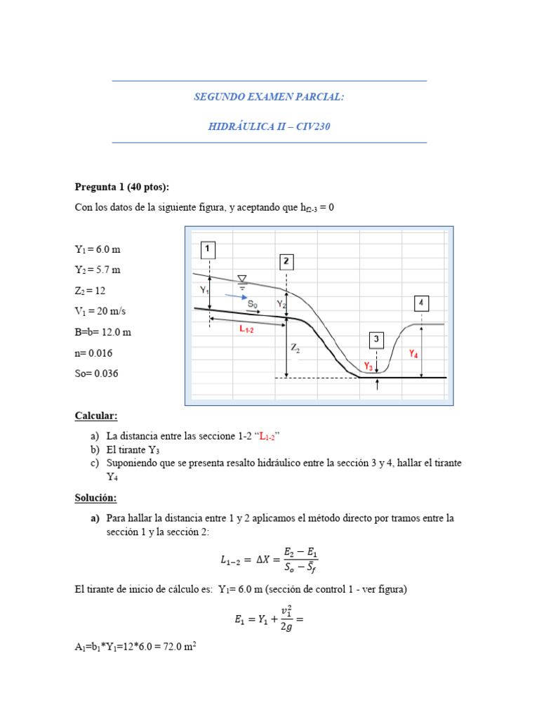 Segundo Examen Parcial Resuelto | PDF