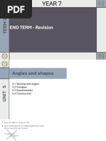 GRADE7 Term4 Revision and Assessment | PDF | Algebra | Equations