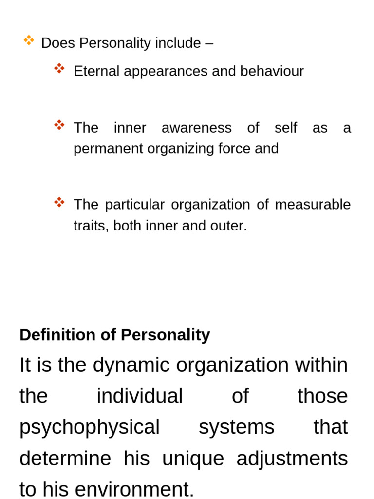 Basic Concept of Personality | PDF | Extraversion And Introversion ...