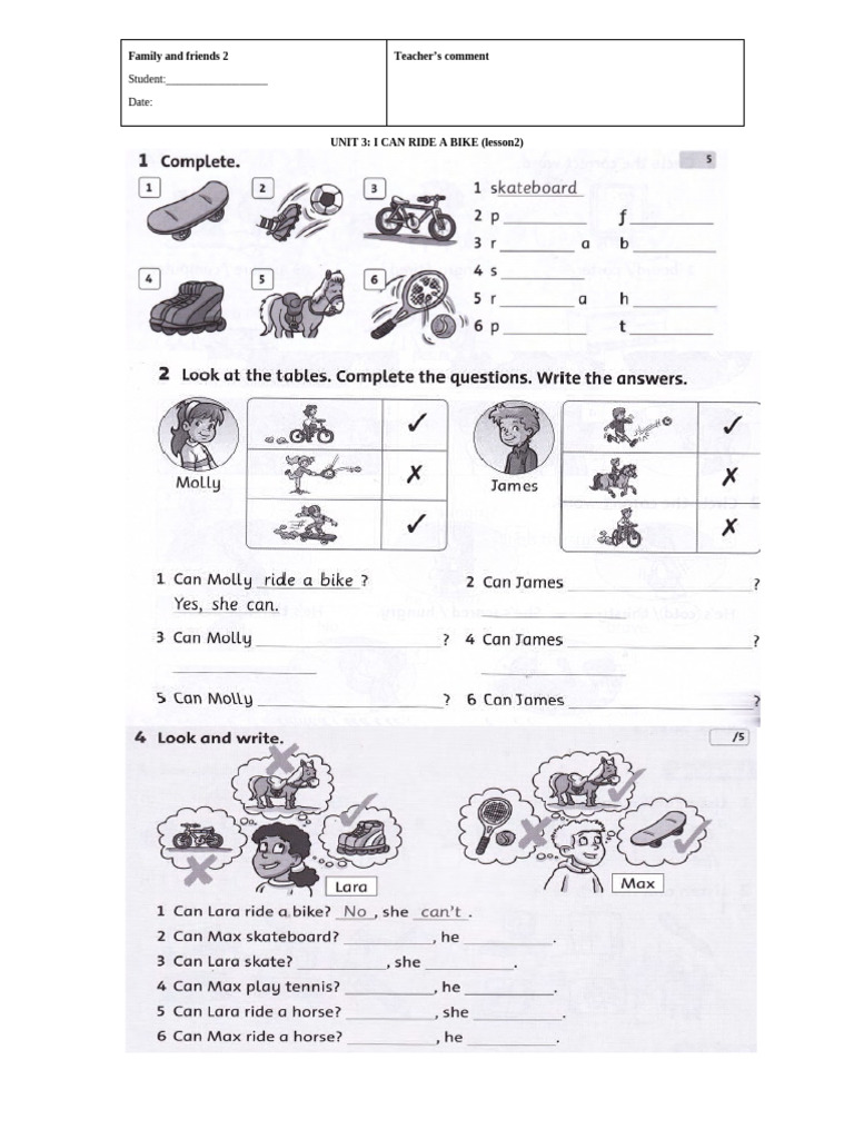 bai tap lop 4 2104 | PDF