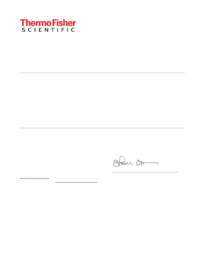 Certificate of Analysis: Ebioscience™ 7-Aad Viability Staining Solution ...