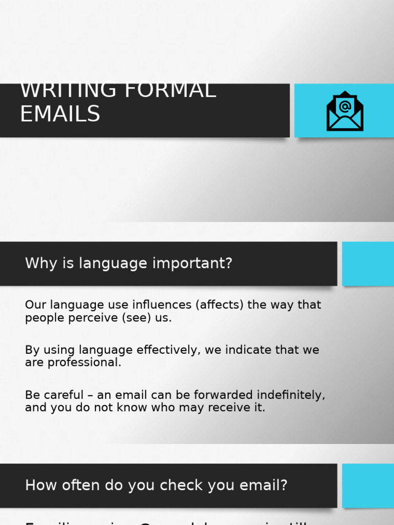 Writing Professional Emails | PDF | Communication | Human Communication