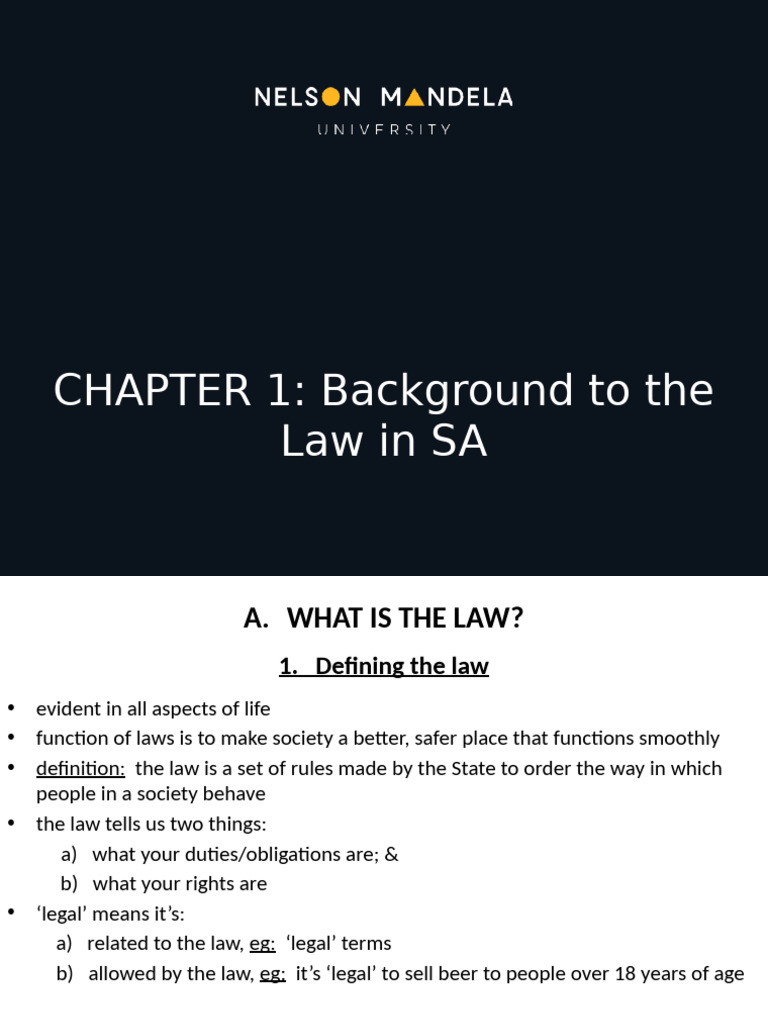 Overview of South African Law | PDF | Supreme Courts | Magistrate