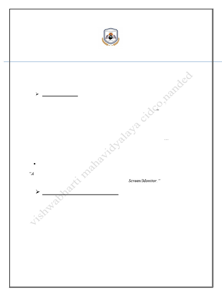 Basic of Computer Unit 1 | PDF | Workstation | Personal Computers