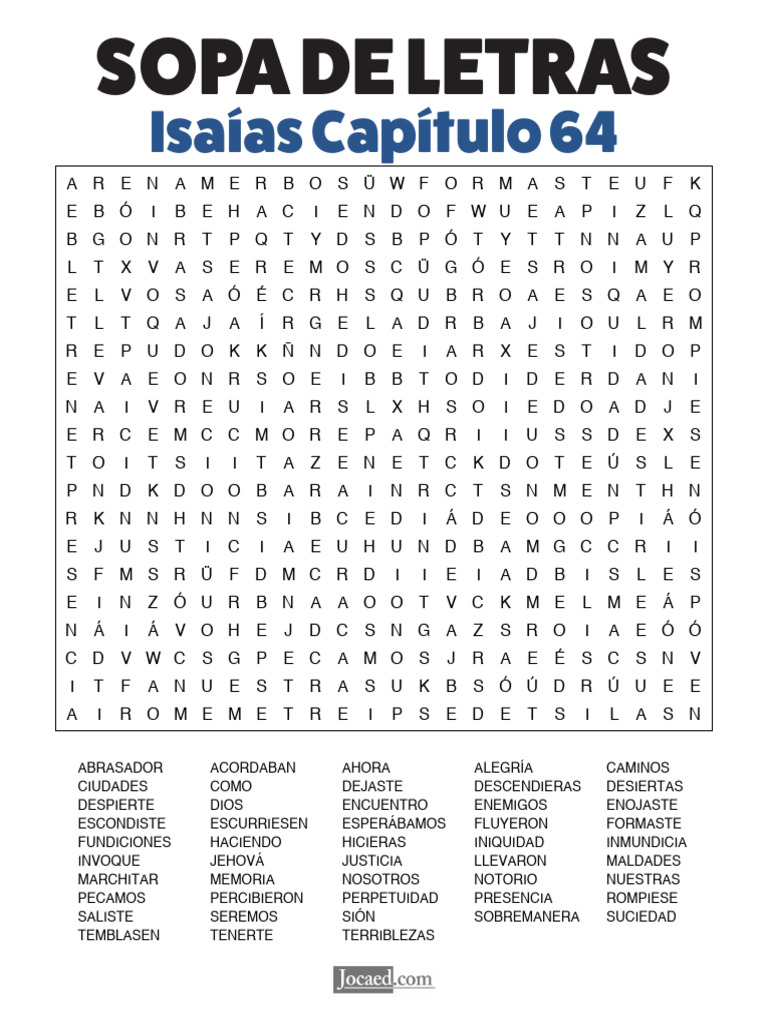 isaias_64_sopa_de_letras (1) | PDF