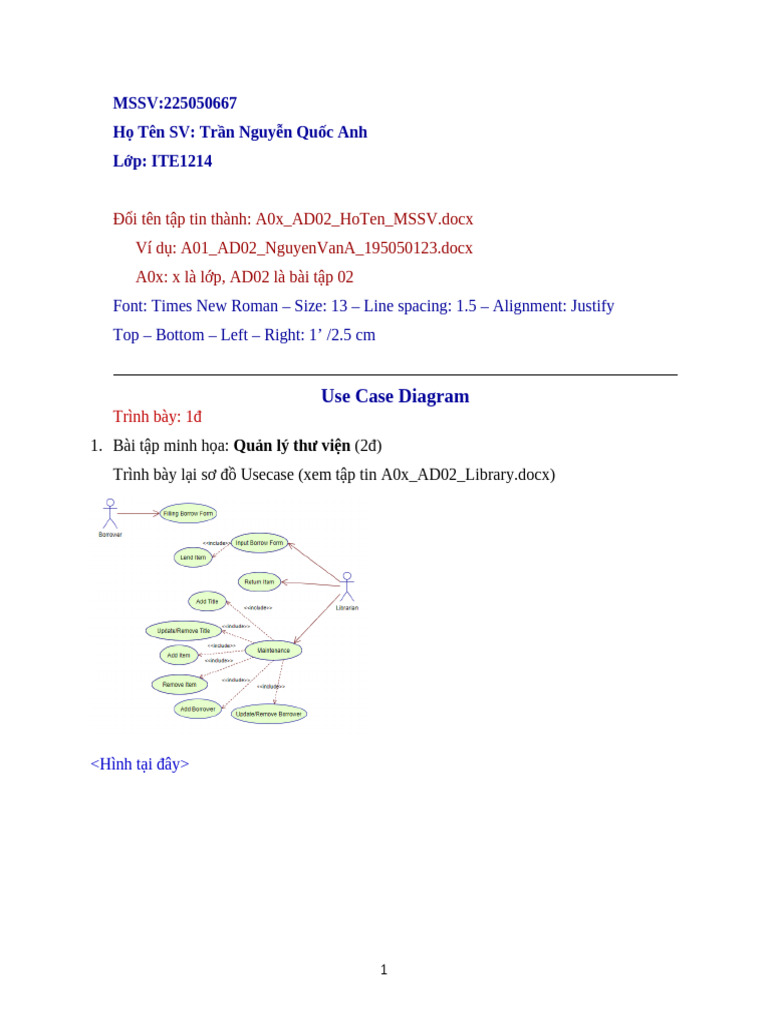 A04 AD02 TranNguyenQuocAnh 225050667 | PDF