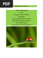Ciclo de Vida y Características de Catarinas | PDF | Coccinellidae | Insectos