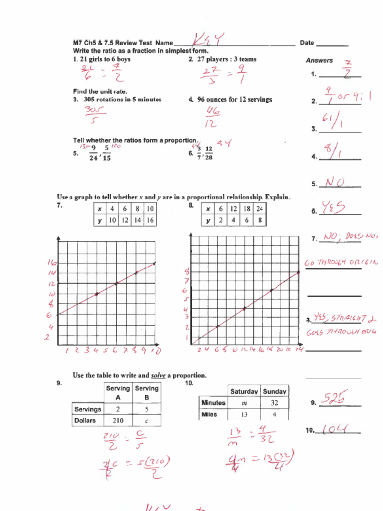 Key M7Ch5, 7-5 ReviewTest | PDF