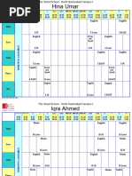 Teacher's Duty Roster Riss 2025 | PDF