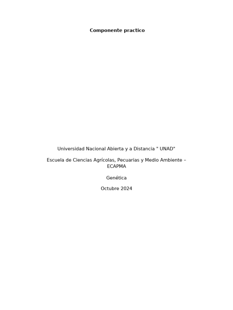 Importancia de la Genética en Cruzamientos | PDF | Dominancia (Genética ...