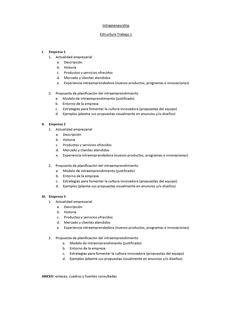 Estructura TB1 | PDF