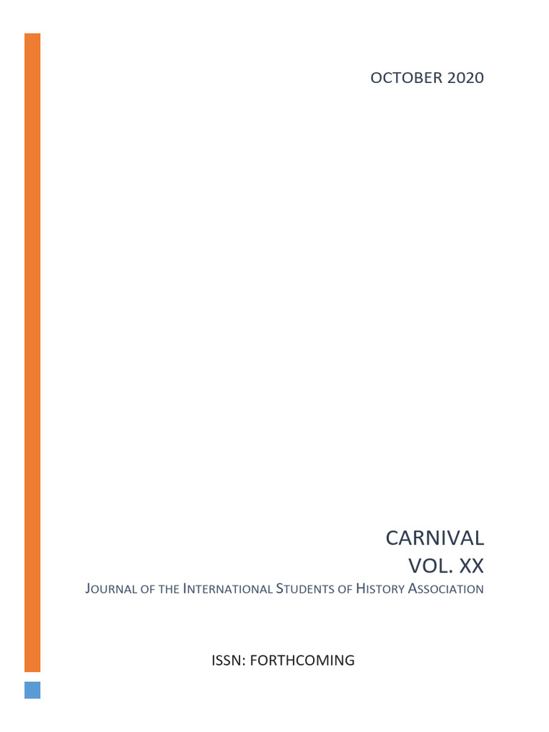 Carnival Vol. 20: History Journal 2020 | PDF | Operation Market Garden